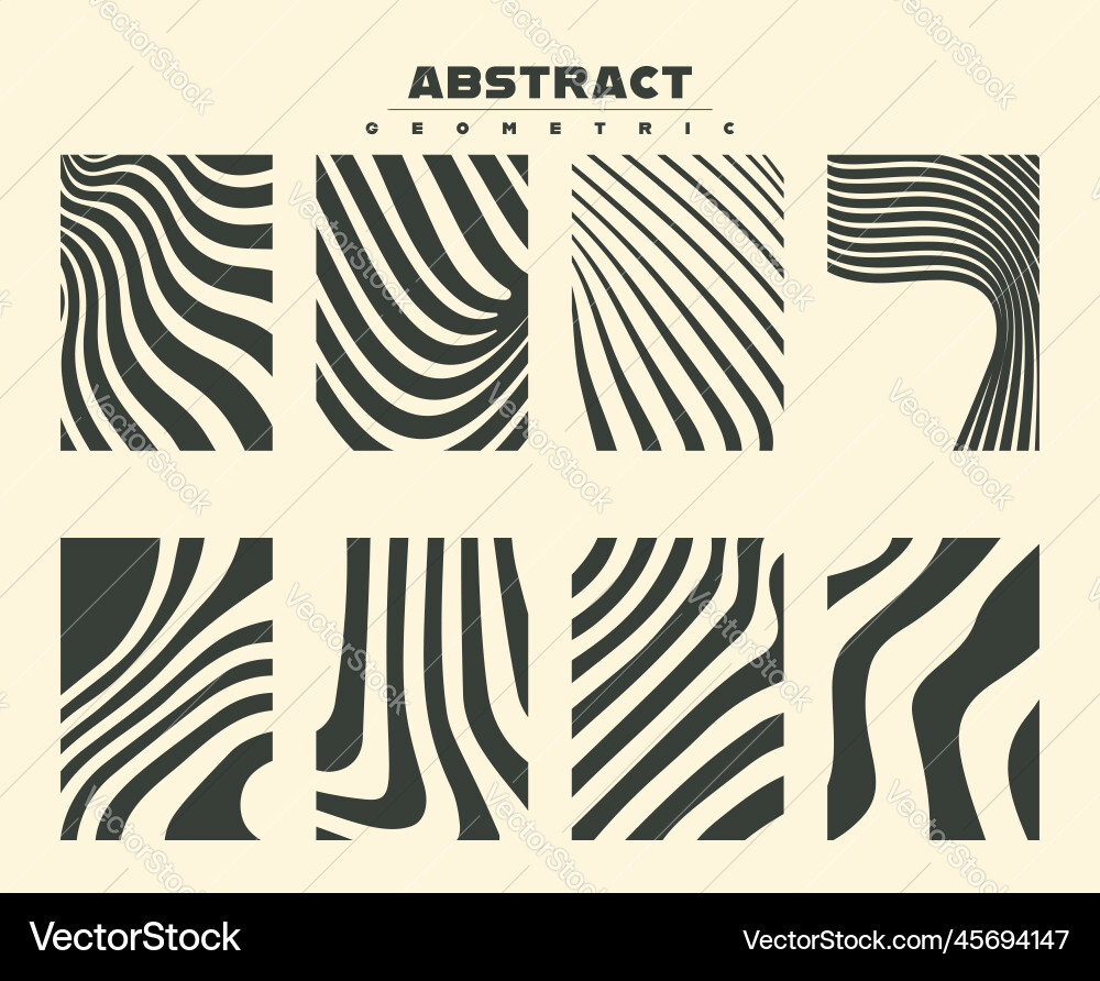 Geometric abstract shapes for flyers posters Vector Image