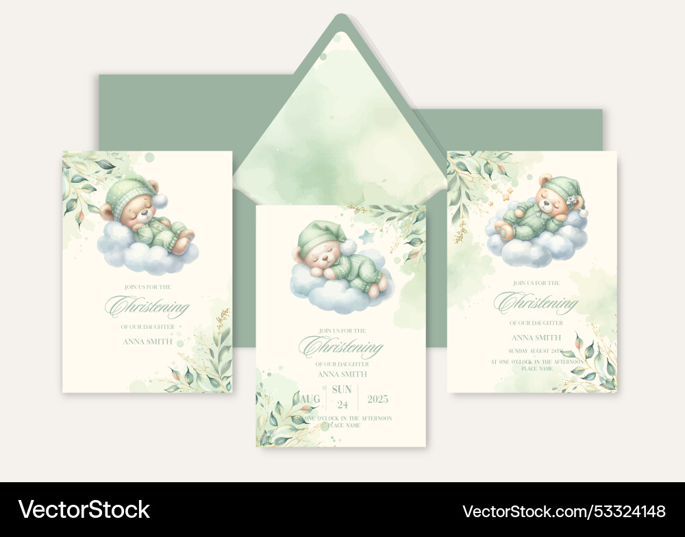 Baptism Invitation Vector Images (over 990)
