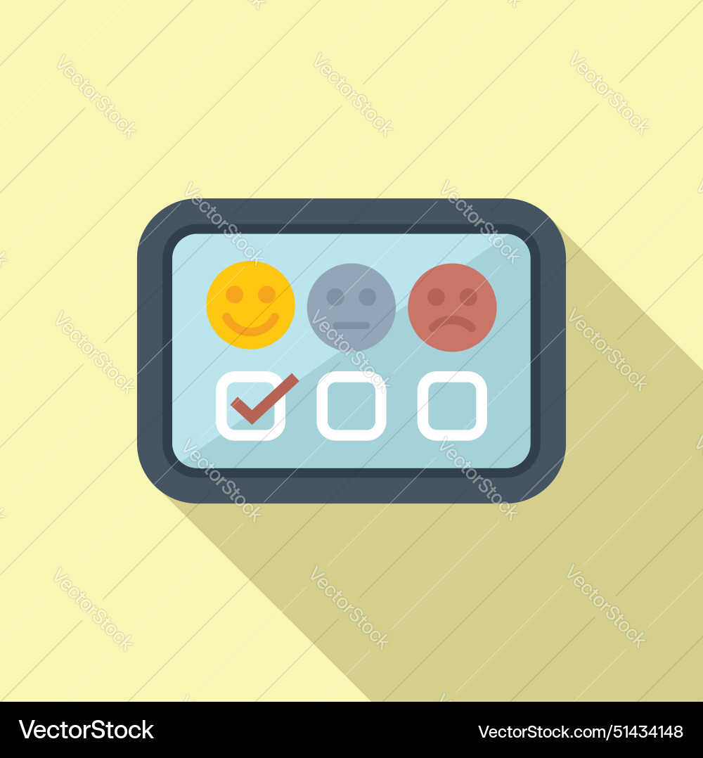 Customer satisfaction survey icon Royalty Free Vector Image