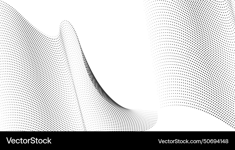Halftone abstract background with gray color Vector Image