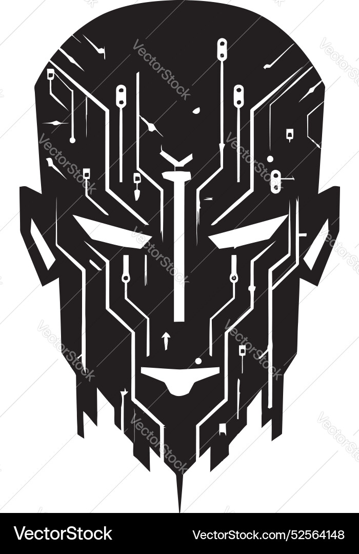 Malicious malware sinister thief design crypto Vector Image