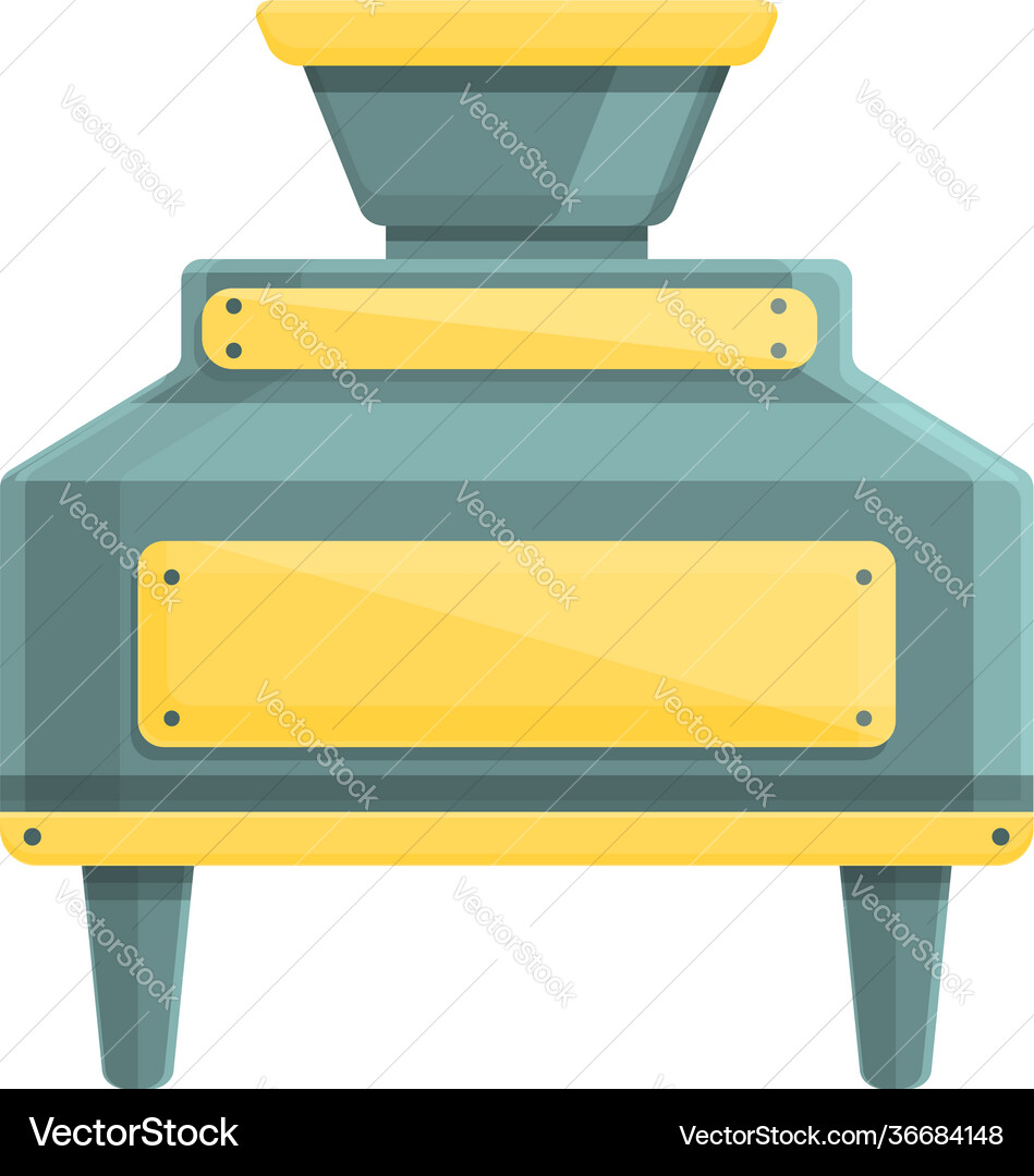 Paper production process icon cartoon style Vector Image