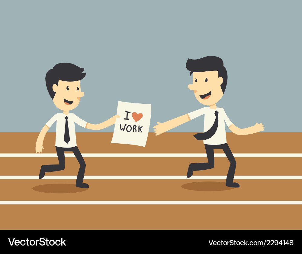 Teamwork Royalty Free Vector Image - VectorStock