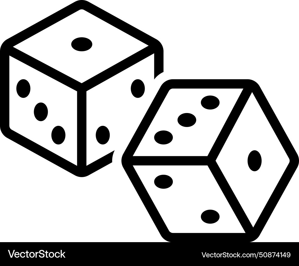 Dice Royalty Free Vector Image - VectorStock