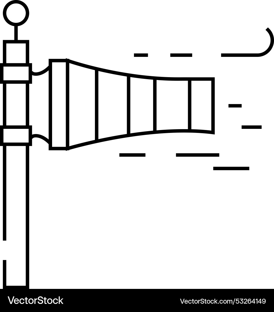 Speed turbine line icon Royalty Free Vector Image