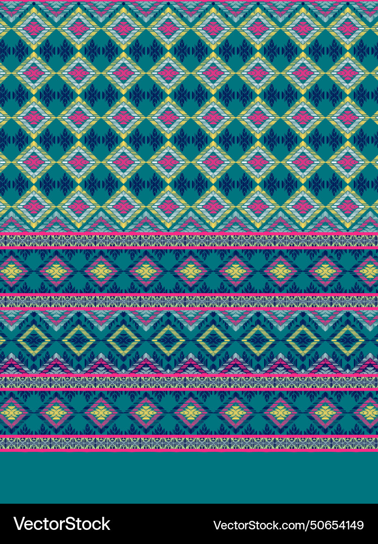 Textile digital design fabric print wallpaper Vector Image