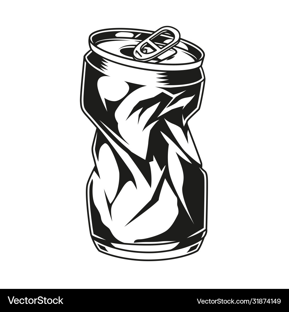 Crushed Beer Can Clipart Crushed Beer Can Vectors & Illustrations For
