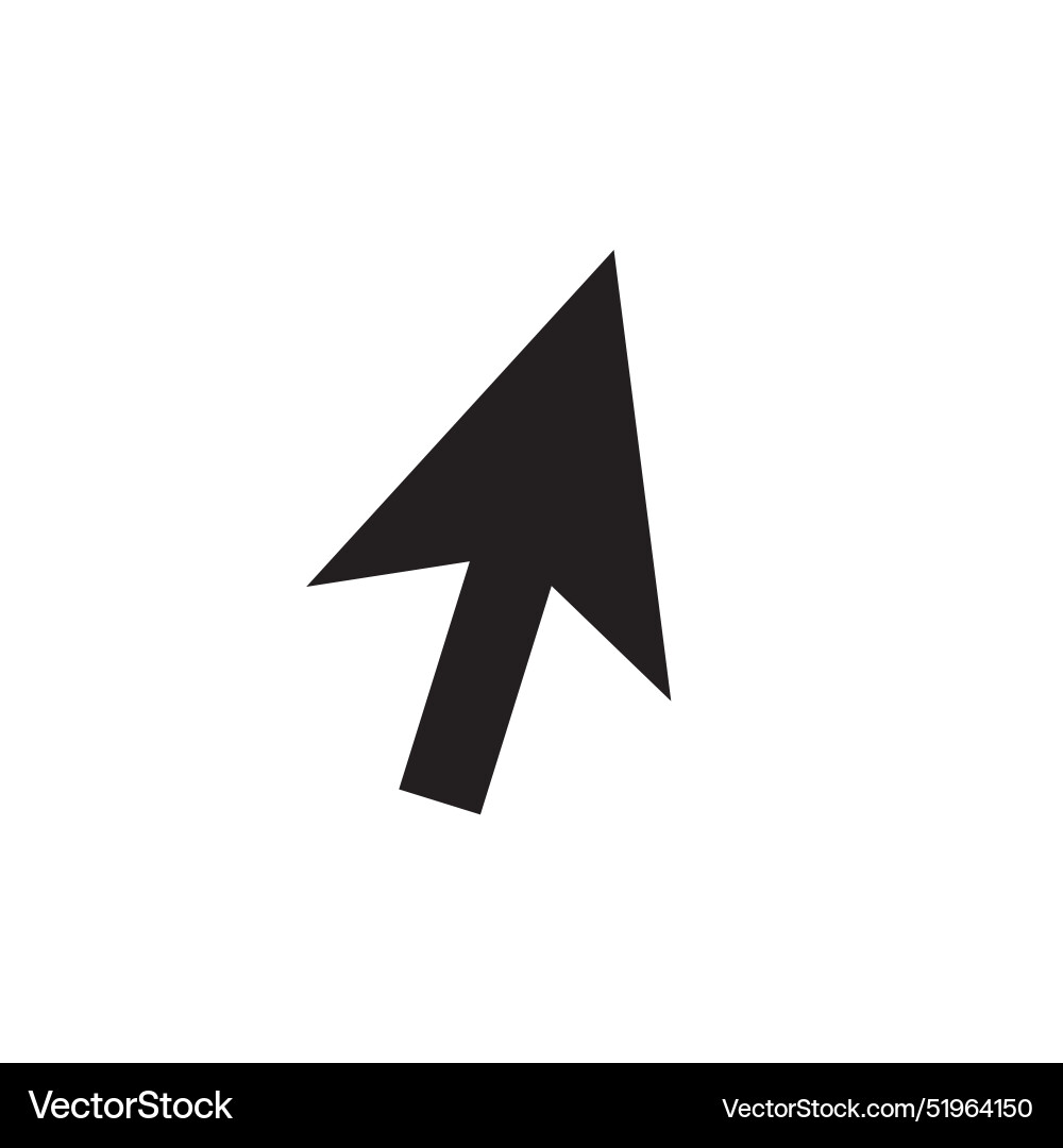 Computer Mouse Icon Click Pointer Cursor Arrow Vector Image