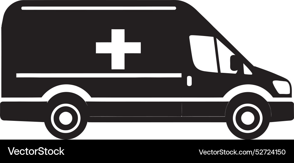 On the move ambulance services in action Vector Image