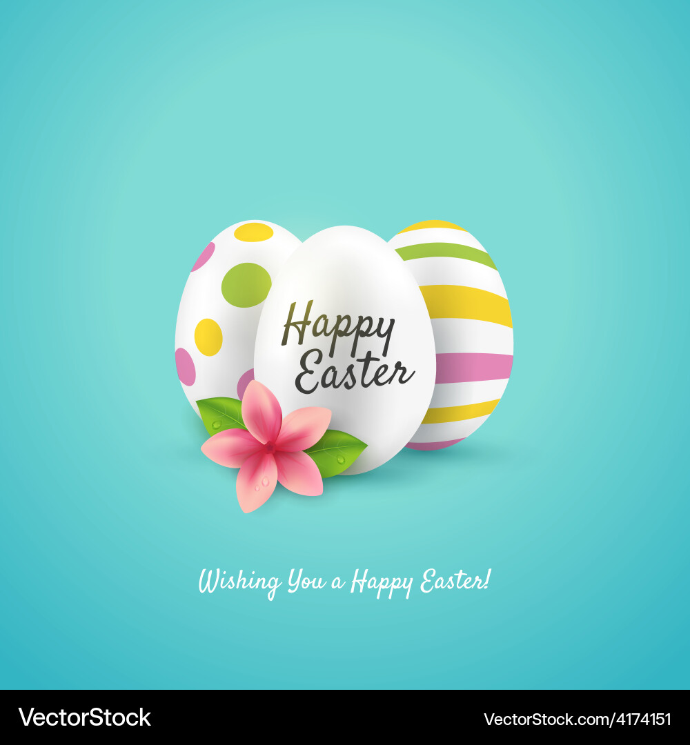 Happy easter Royalty Free Vector Image - VectorStock