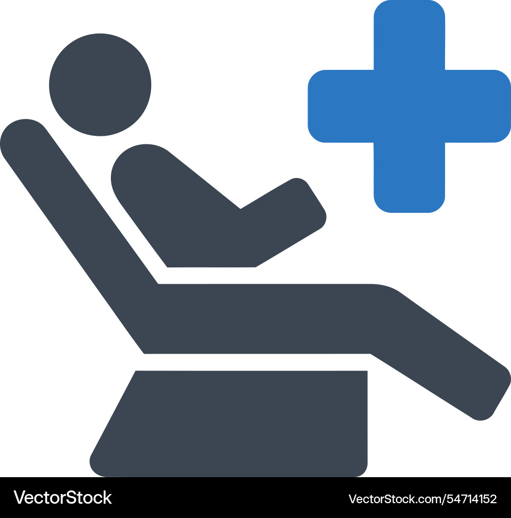 Medical patient care icon Royalty Free Vector Image