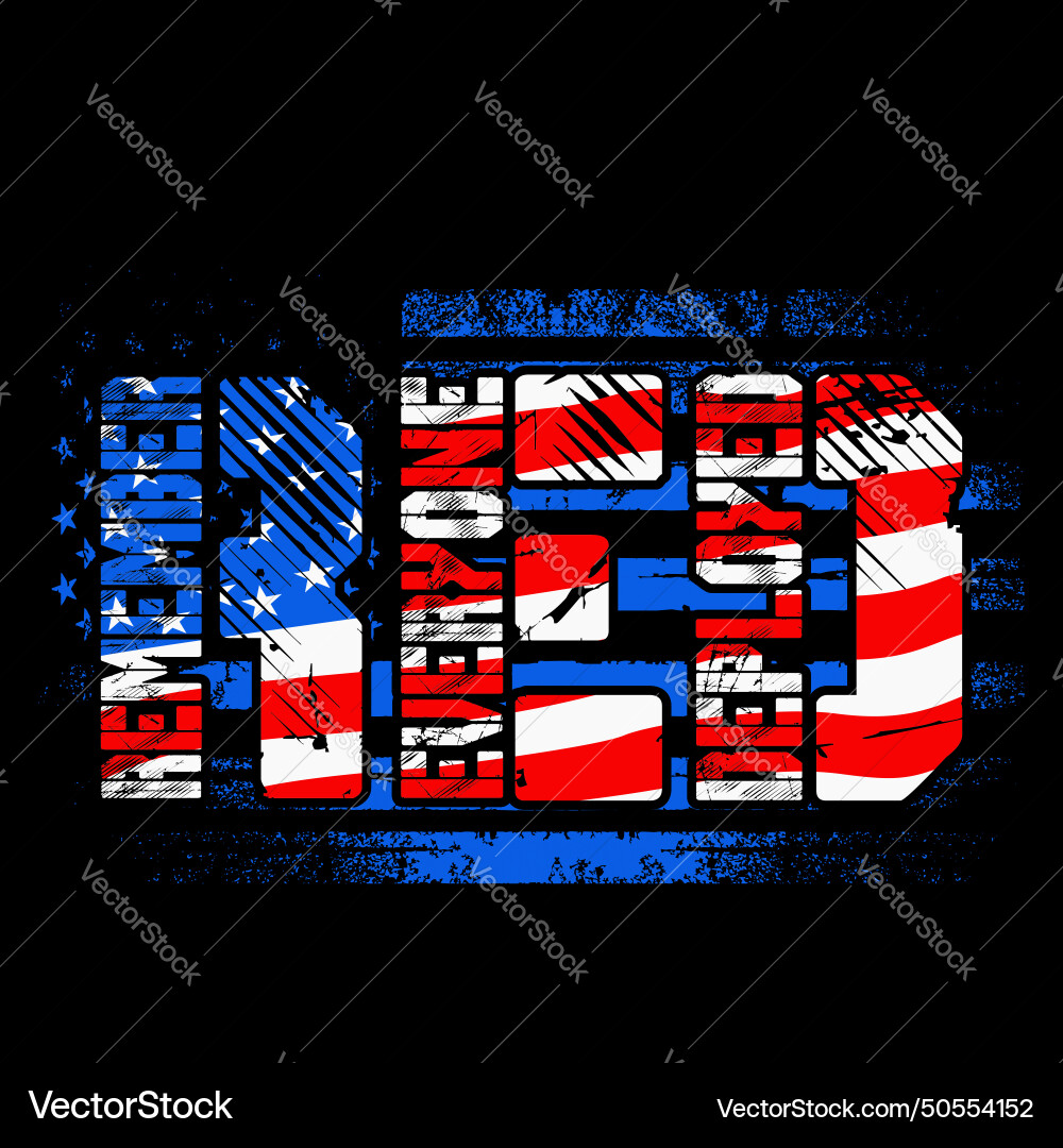 Remember everyone deployed svg red friday america Vector Image