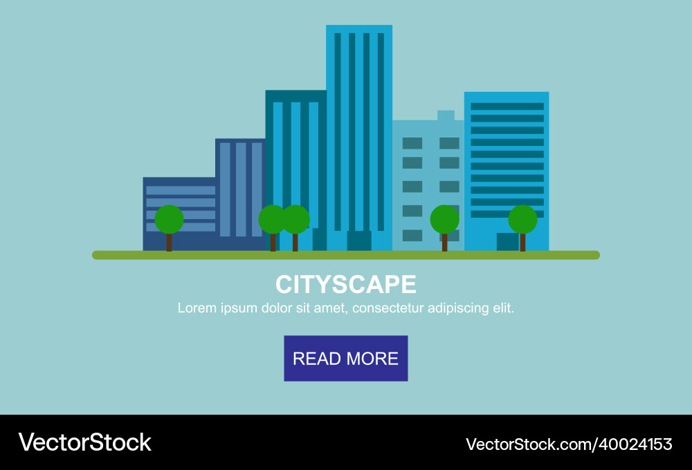 Cityscape background design Royalty Free Vector Image