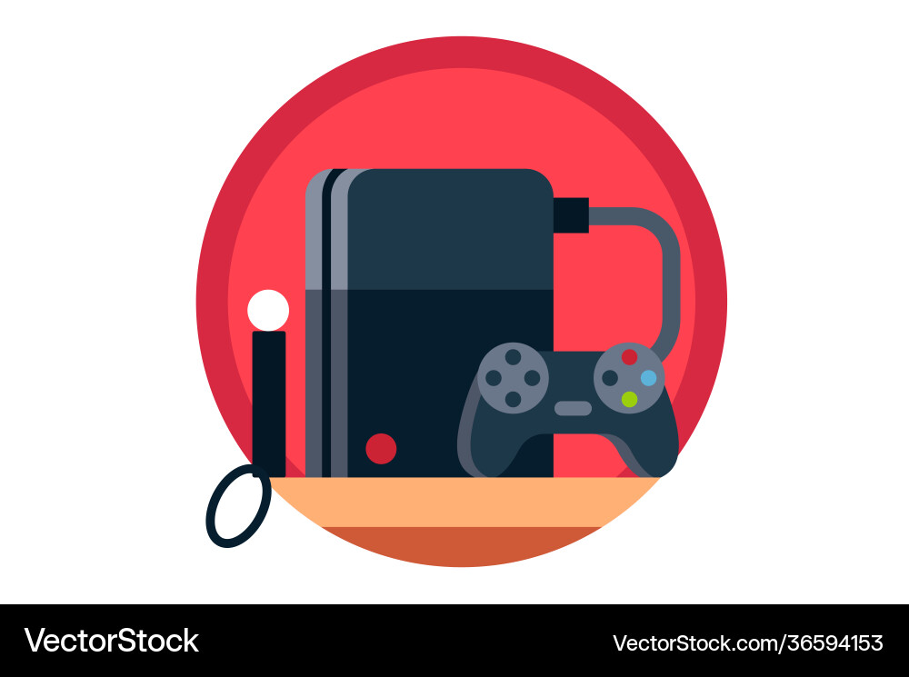 Gaming Console Vector Royalty Free Vector Image