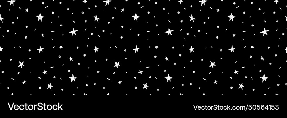 Hand drawn simple sprinkle seamless pattern Vector Image