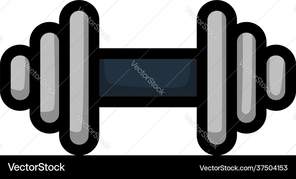 Icon dumbbell Royalty Free Vector Image - VectorStock