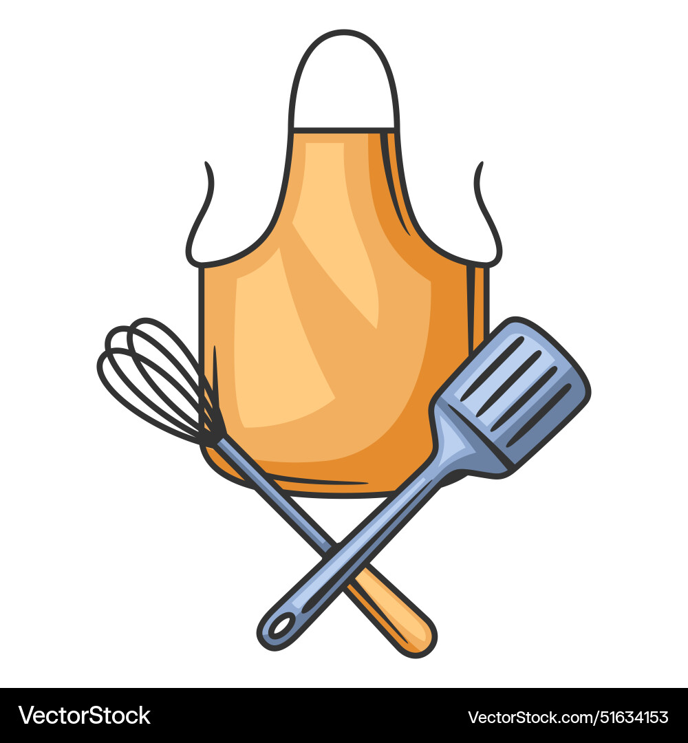 Kitchen utensils cooking tools Royalty Free Vector Image