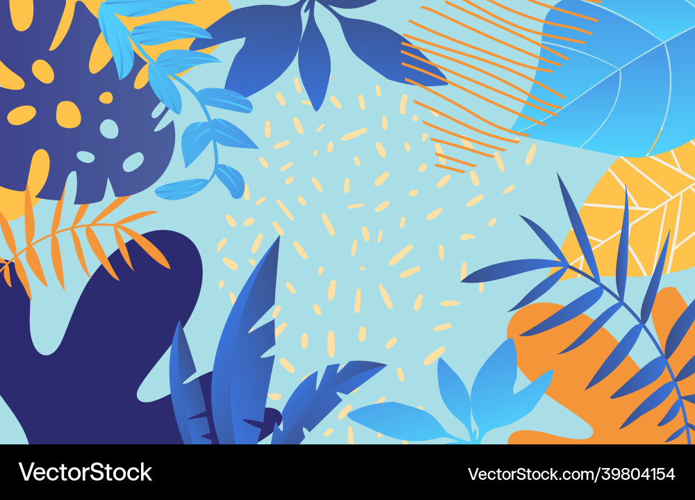 Modern summer backdrop Royalty Free Vector Image