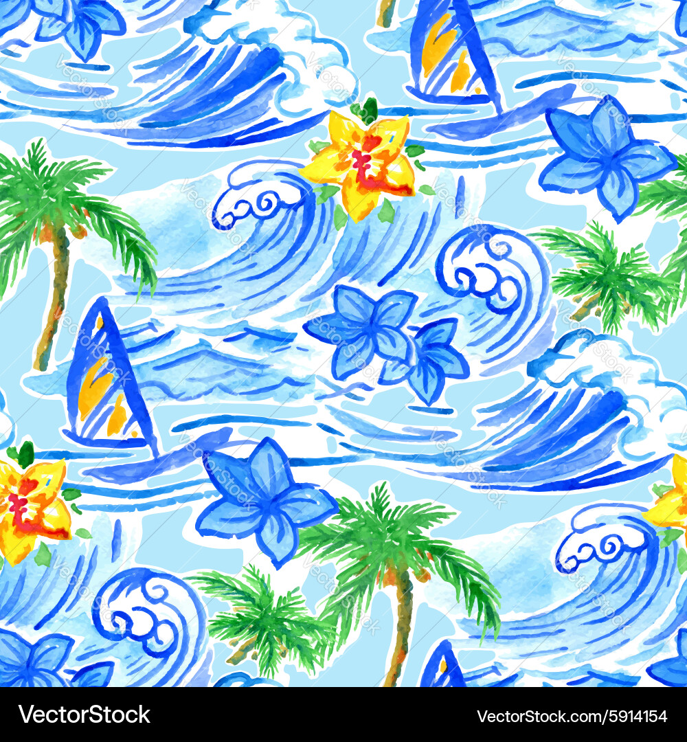 Pattern hawaiian Vector Images & Graphics for Commercial Use | VectorStock