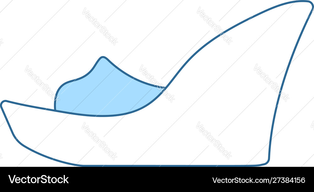 Platform shoe icon Royalty Free Vector Image - VectorStock