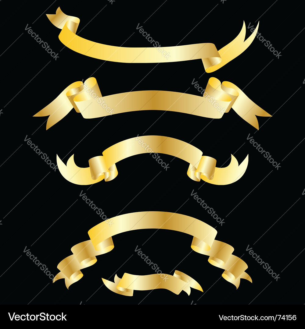 Tapes set Royalty Free Vector Image - VectorStock