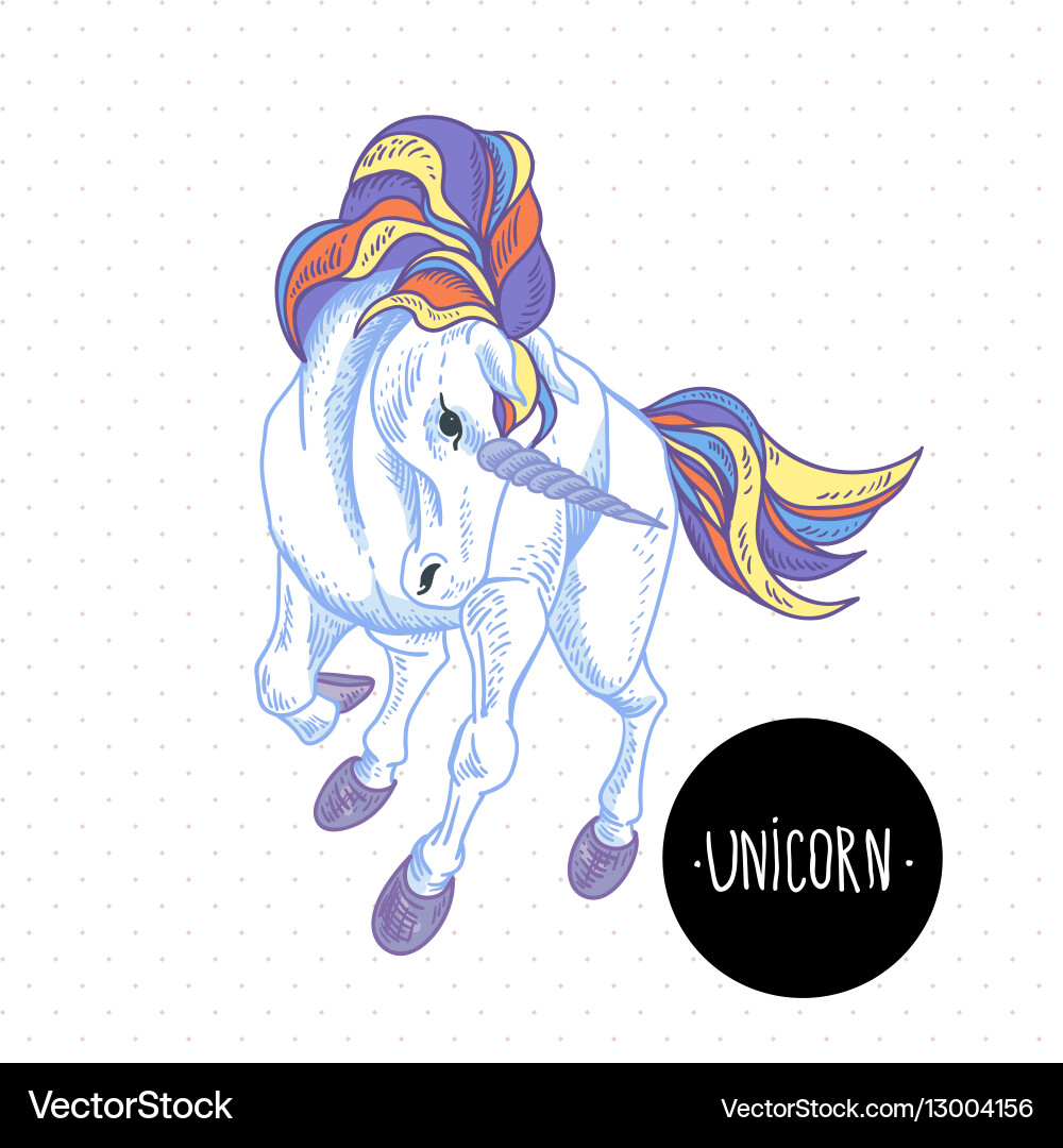 Unicorn Royalty Free Vector Image - VectorStock
