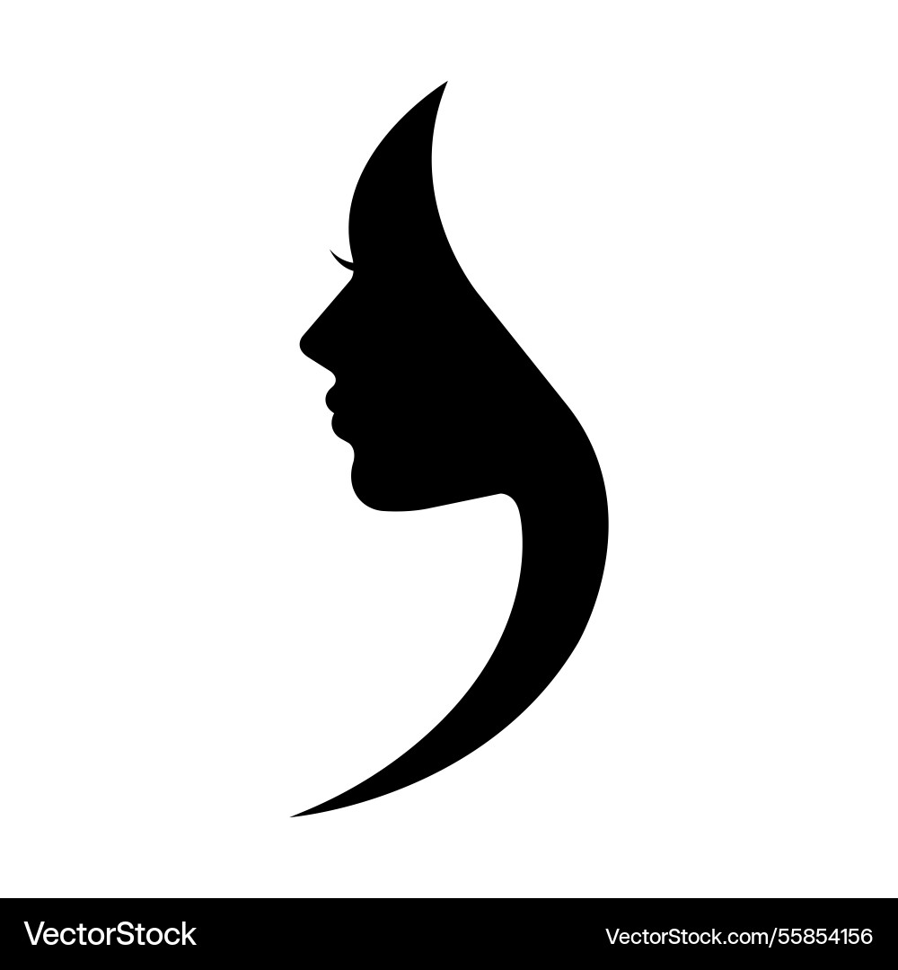 Woman logo Royalty Free Vector Image - VectorStock
