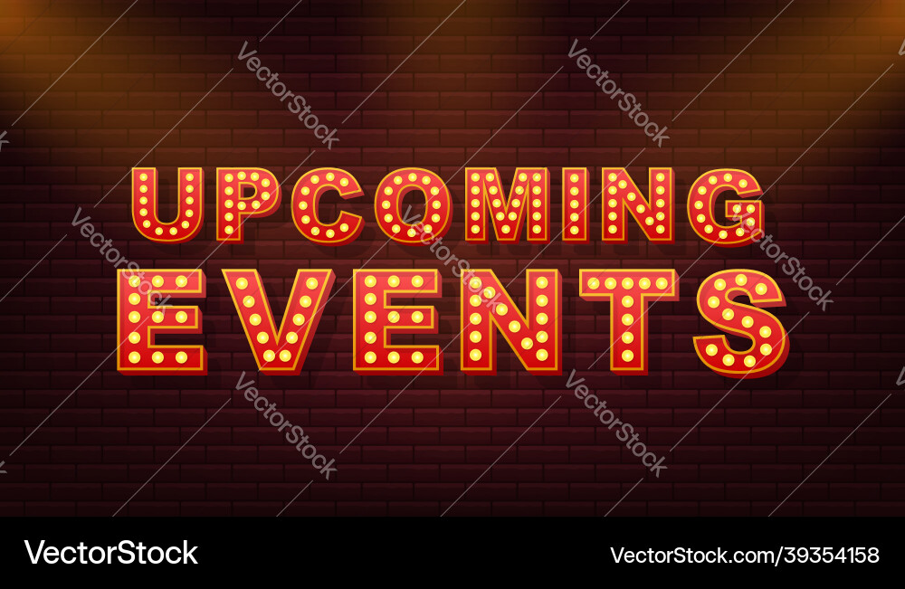 Retro Event Banner Royalty Free Vector Image - VectorStock