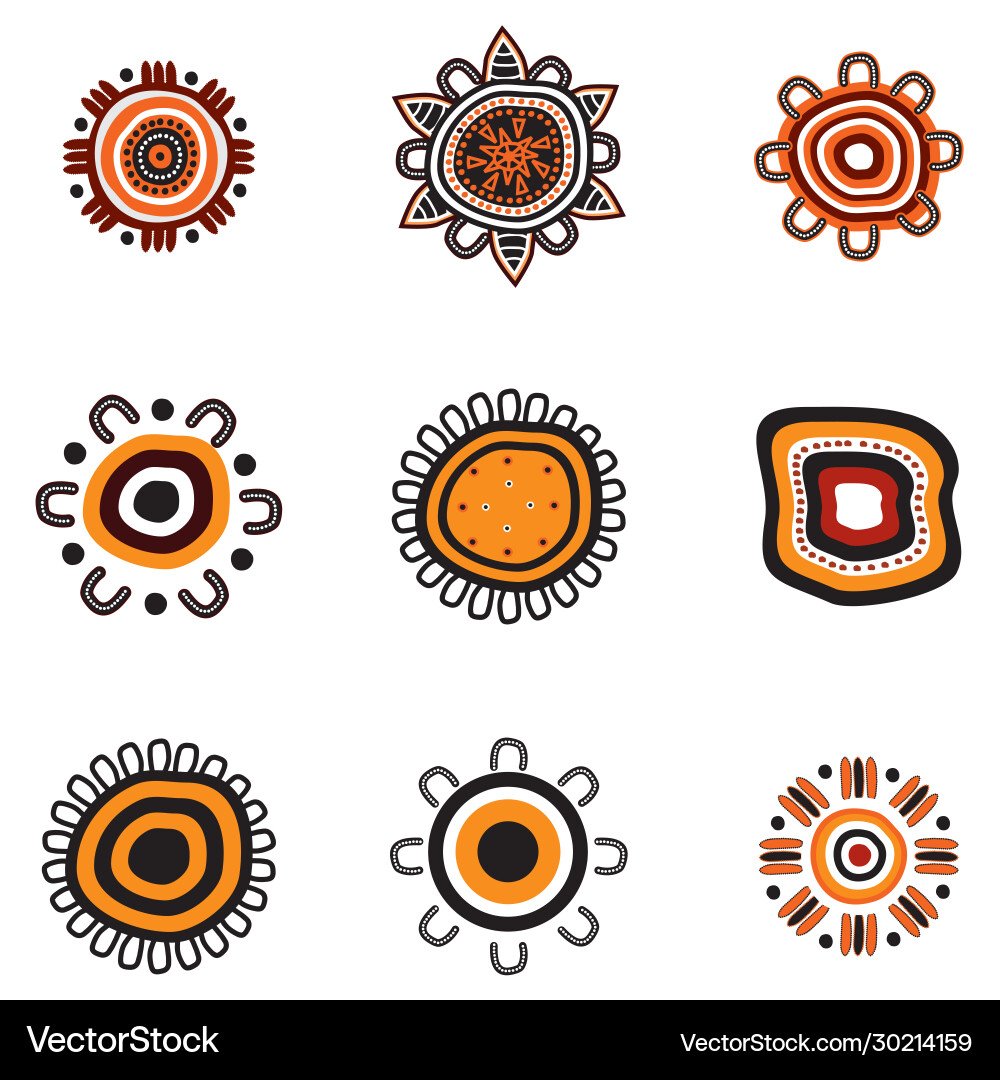 Aboriginal Dot Art Gallery Wall Art Aboriginal Animal Print, Vibrant