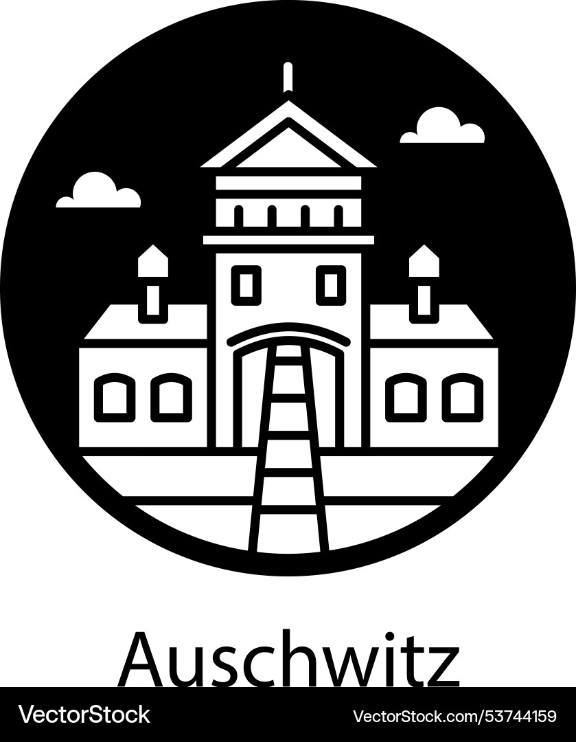 Auschwitz Royalty Free Vector Image - VectorStock