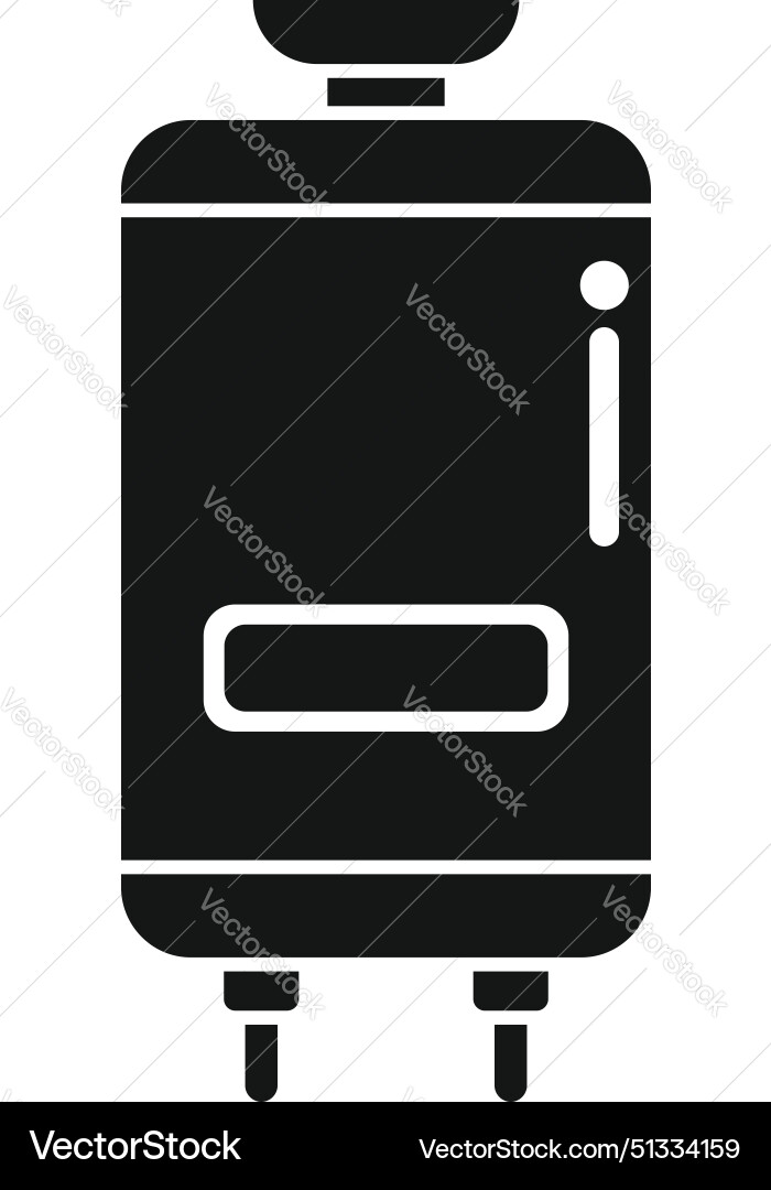 Modern electric water heater icon Royalty Free Vector Image
