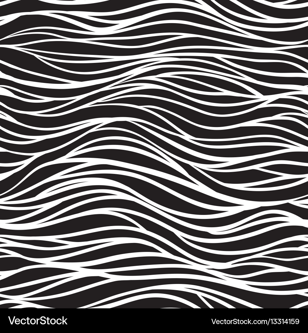 Wavy Line Pattern Royalty Free Vector Image - VectorStock