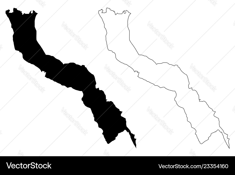 Asyut governorate map Royalty Free Vector Image