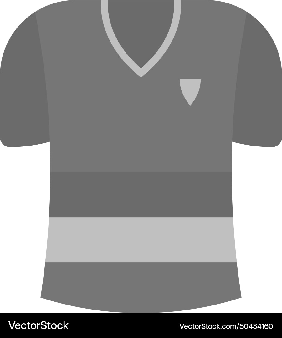Football shirt icon image Royalty Free Vector Image