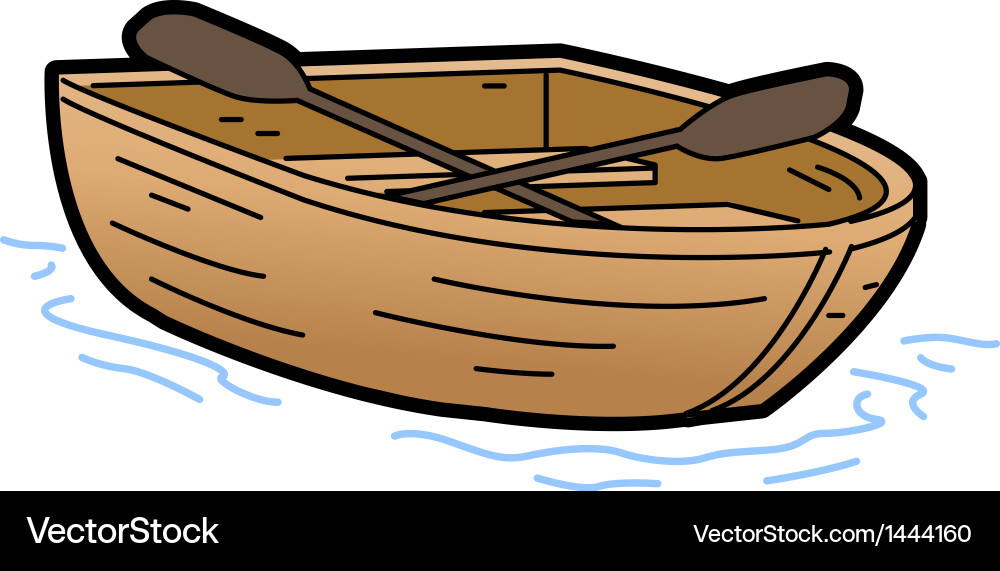 Rowboat Royalty Free Vector Image - VectorStock