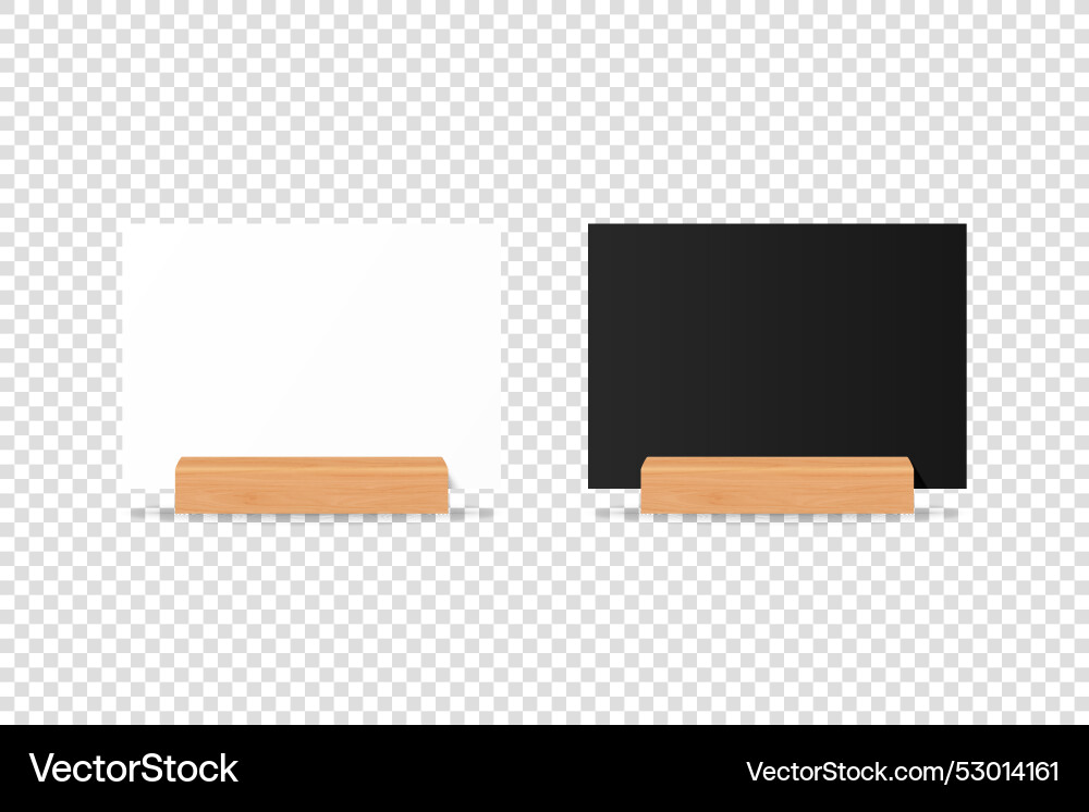 3d realistic white and black horizontal a4 a5 Vector Image