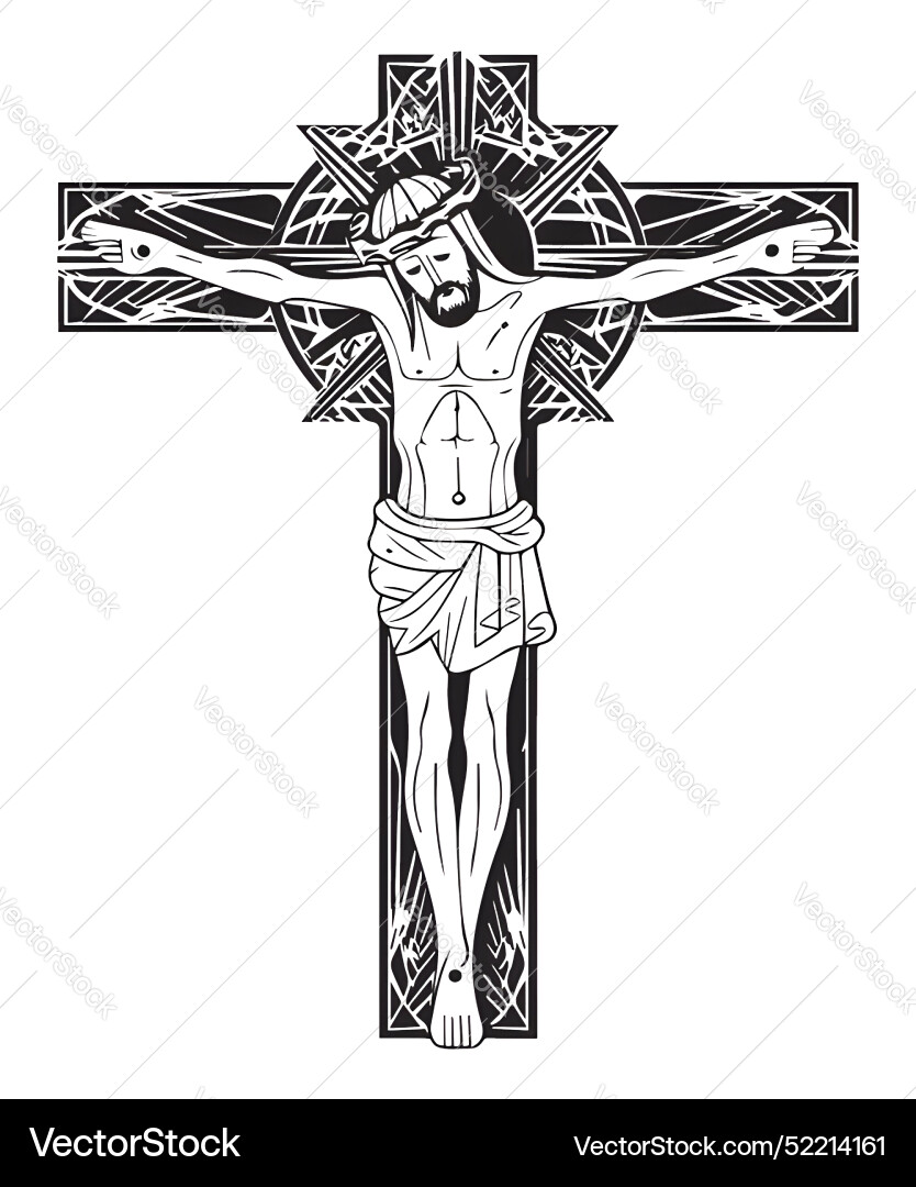 Jesus christ Royalty Free Vector Image - VectorStock