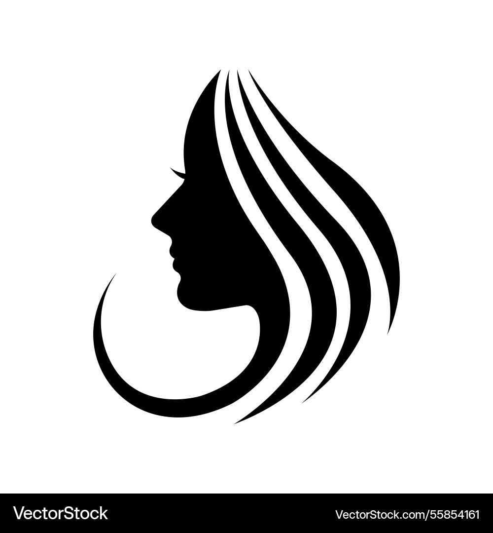 Woman logo Royalty Free Vector Image - VectorStock