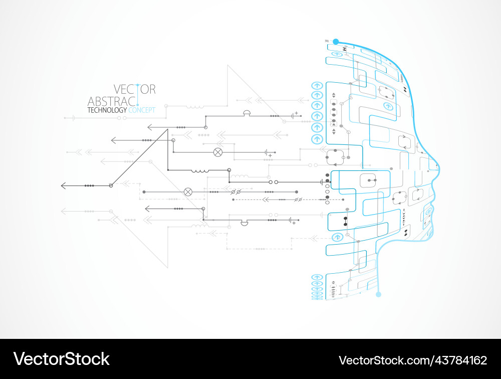 AI Technology Concept Royalty Free Vector Image