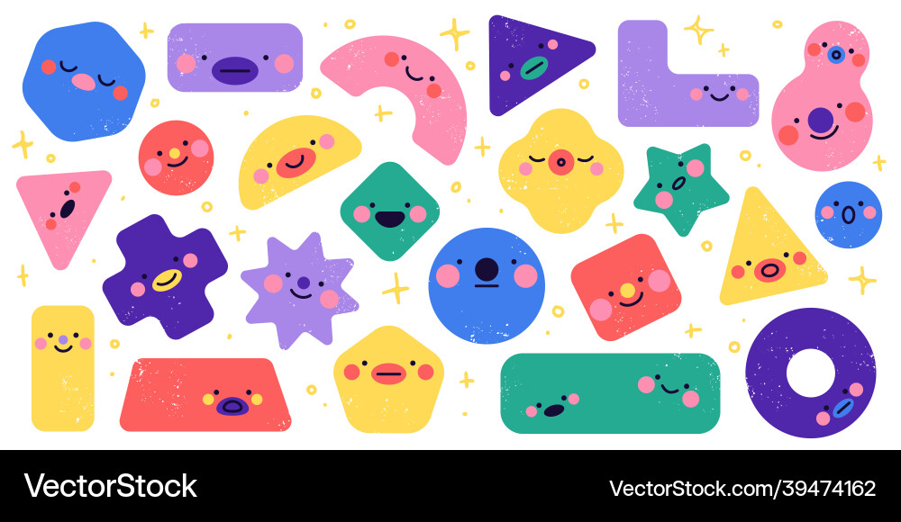 Funny Geometric Shapes Vector Images (over 11,000)