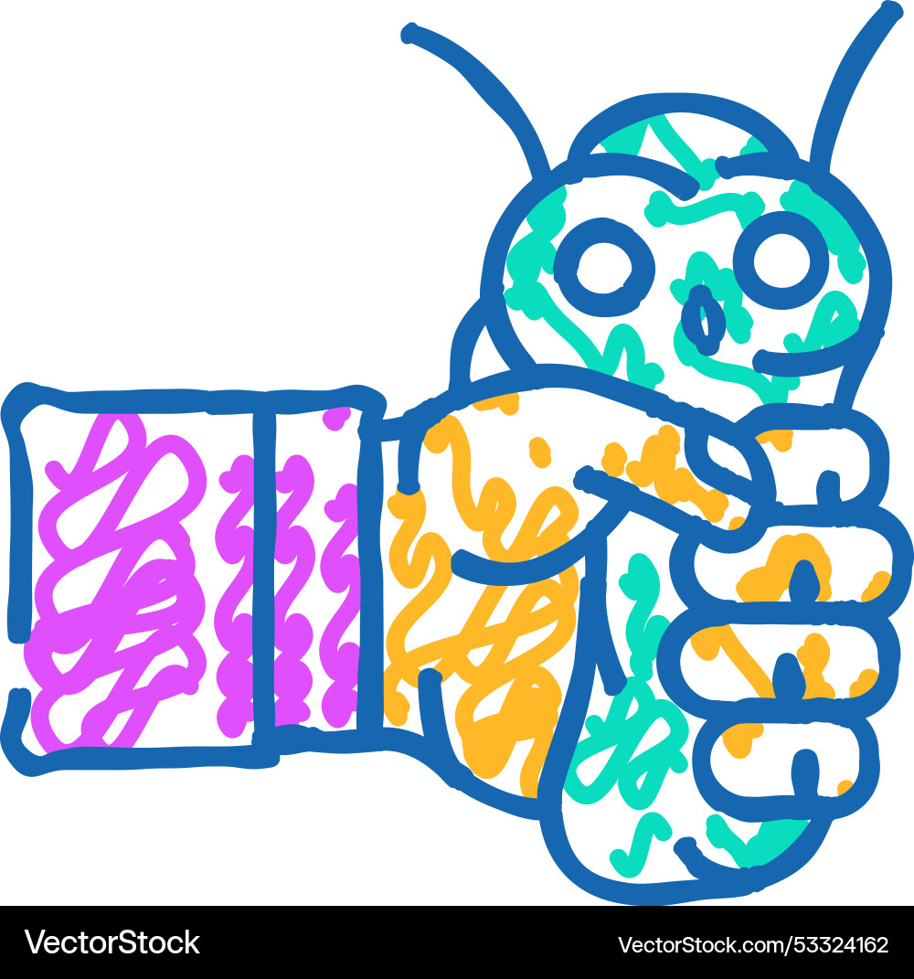 Squeeze toy fidget icon doodle Royalty Free Vector Image