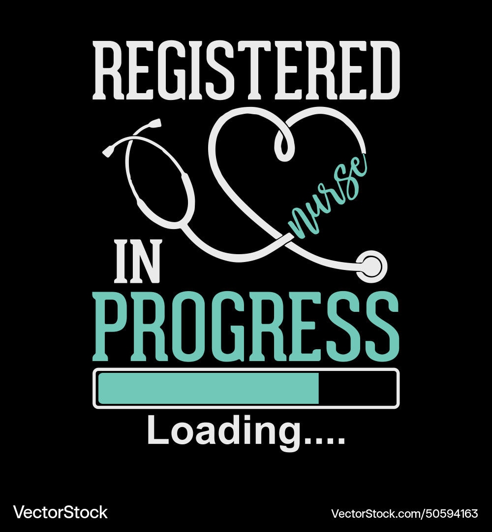 Registered nurse in progress loading training stud