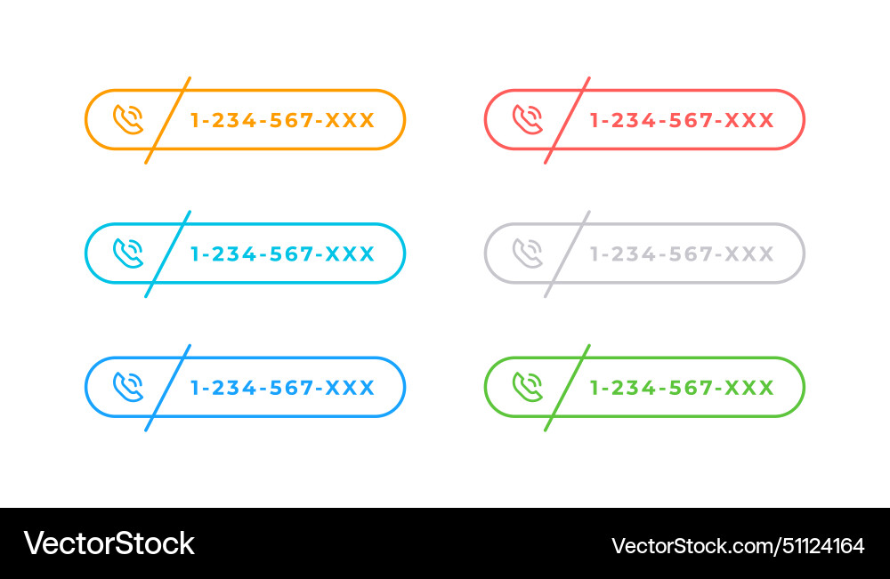 Lower third call us now icon template for social Vector Image