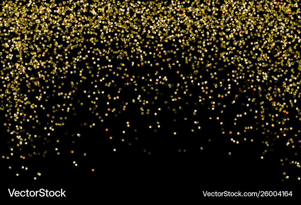 Sparkling glitter border Royalty Free Vector Image