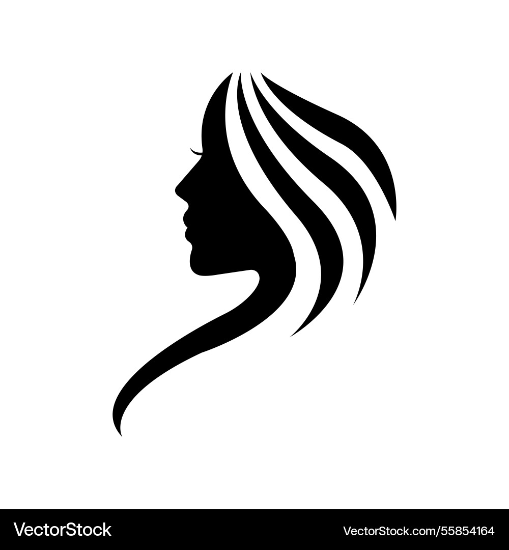 Woman logo Royalty Free Vector Image - VectorStock