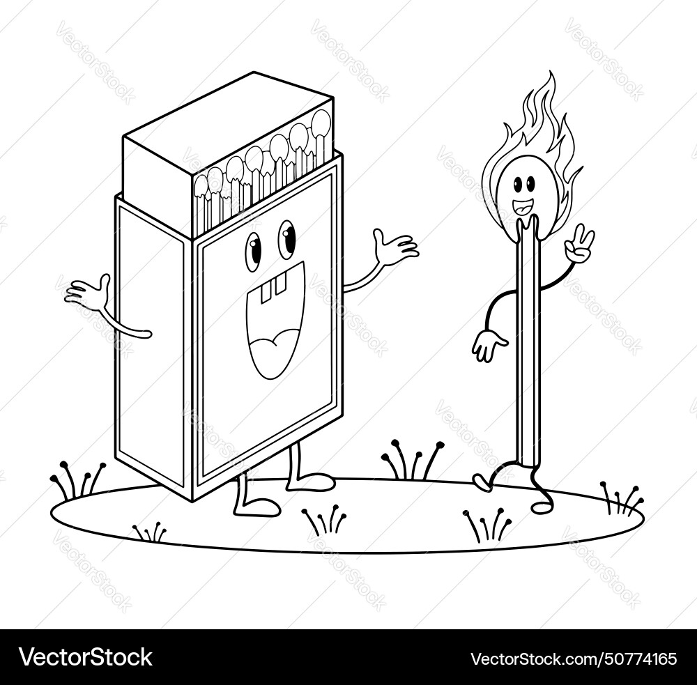 Matchbox Sketch Coloring Page