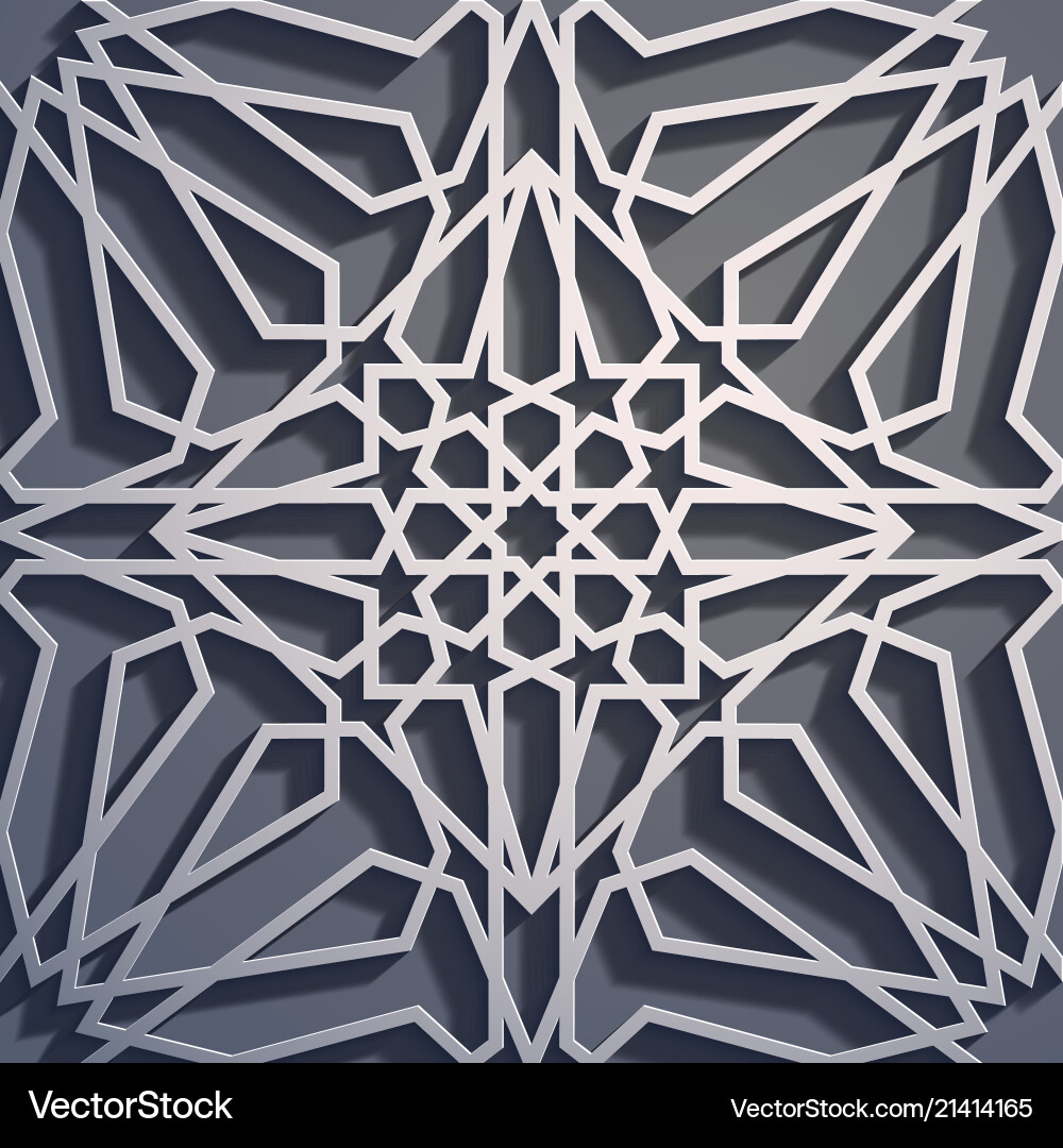 Purple background islamic ornament Royalty Free Vector Image