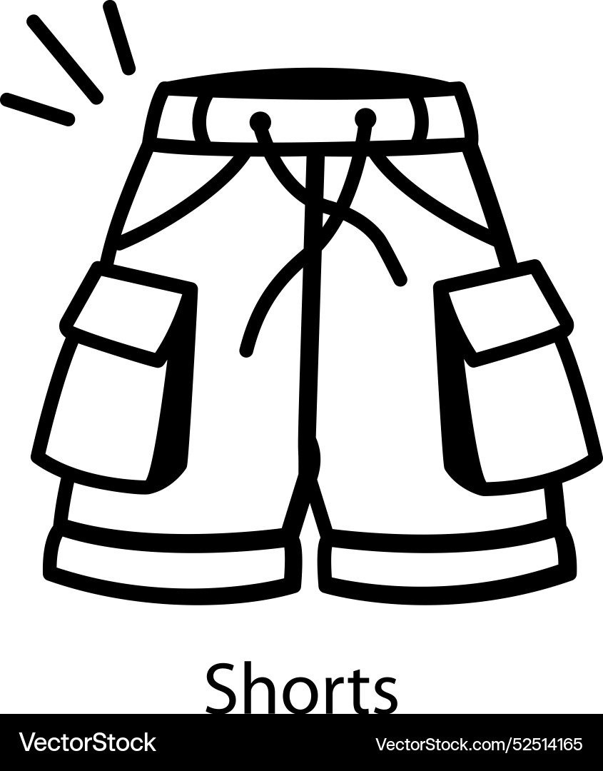 Shorts Royalty Free Vector Image - VectorStock