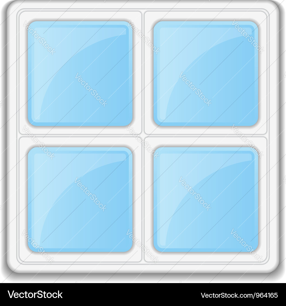 Window icon Royalty Free Vector Image - VectorStock