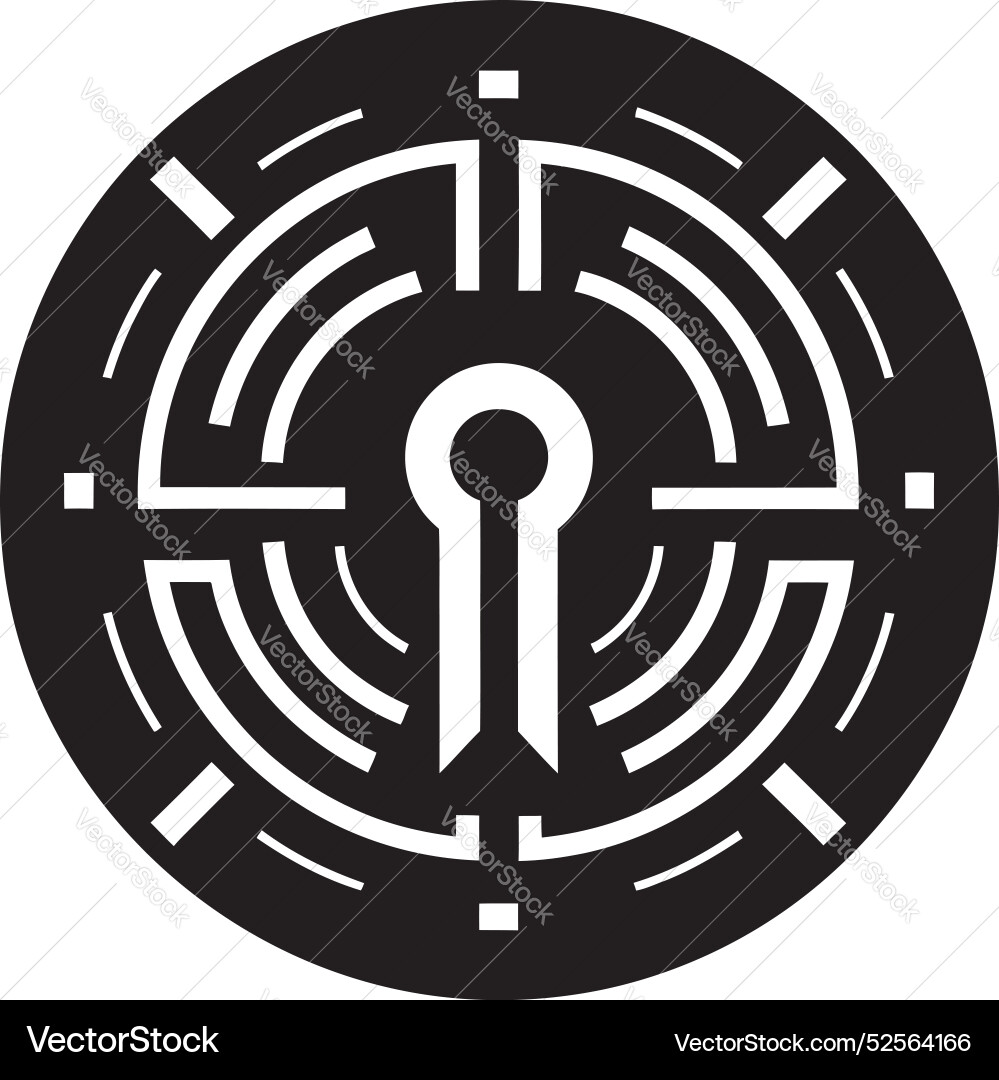 Code con artist sinister thief symbol stealthy Vector Image